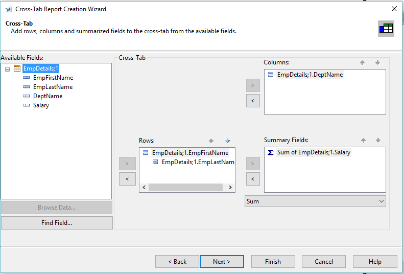 Create Cross Tab Report Using Rdlc And Crystal Reports